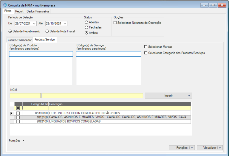 Novo filtro na Consulta de NRM – Dataplace EAD & WebHelp